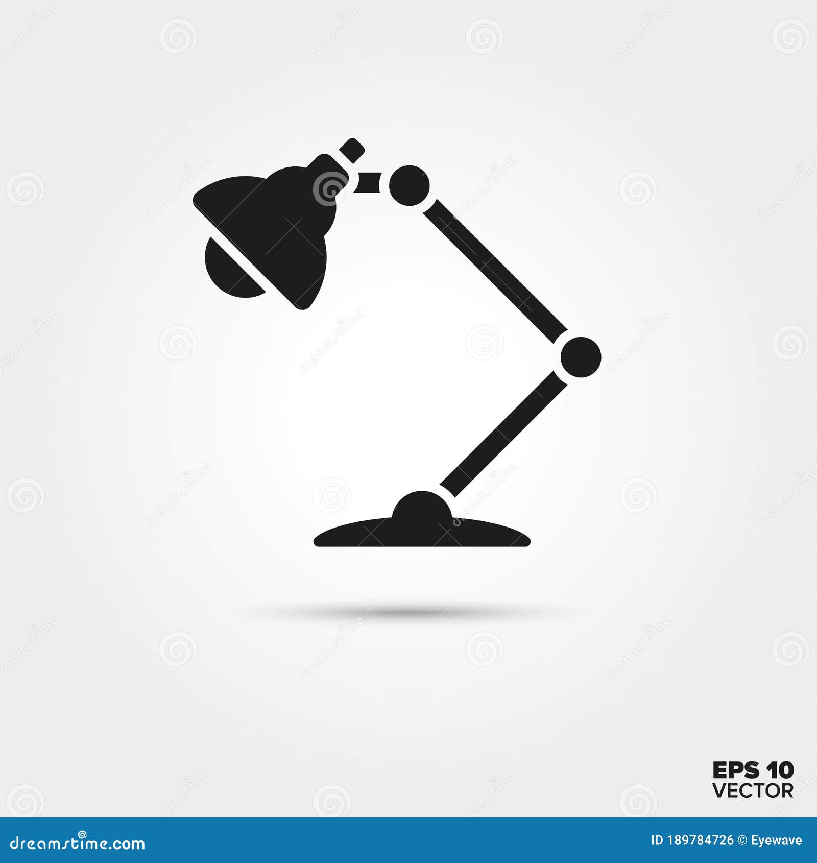 Desk Lamp Icon. Learning Symbol Stock Vector - Illustration of lighting ...