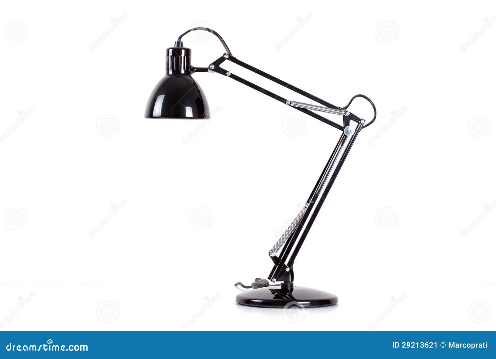 Desk lamp isolated stock image. Image of isolated, color - 29213621
