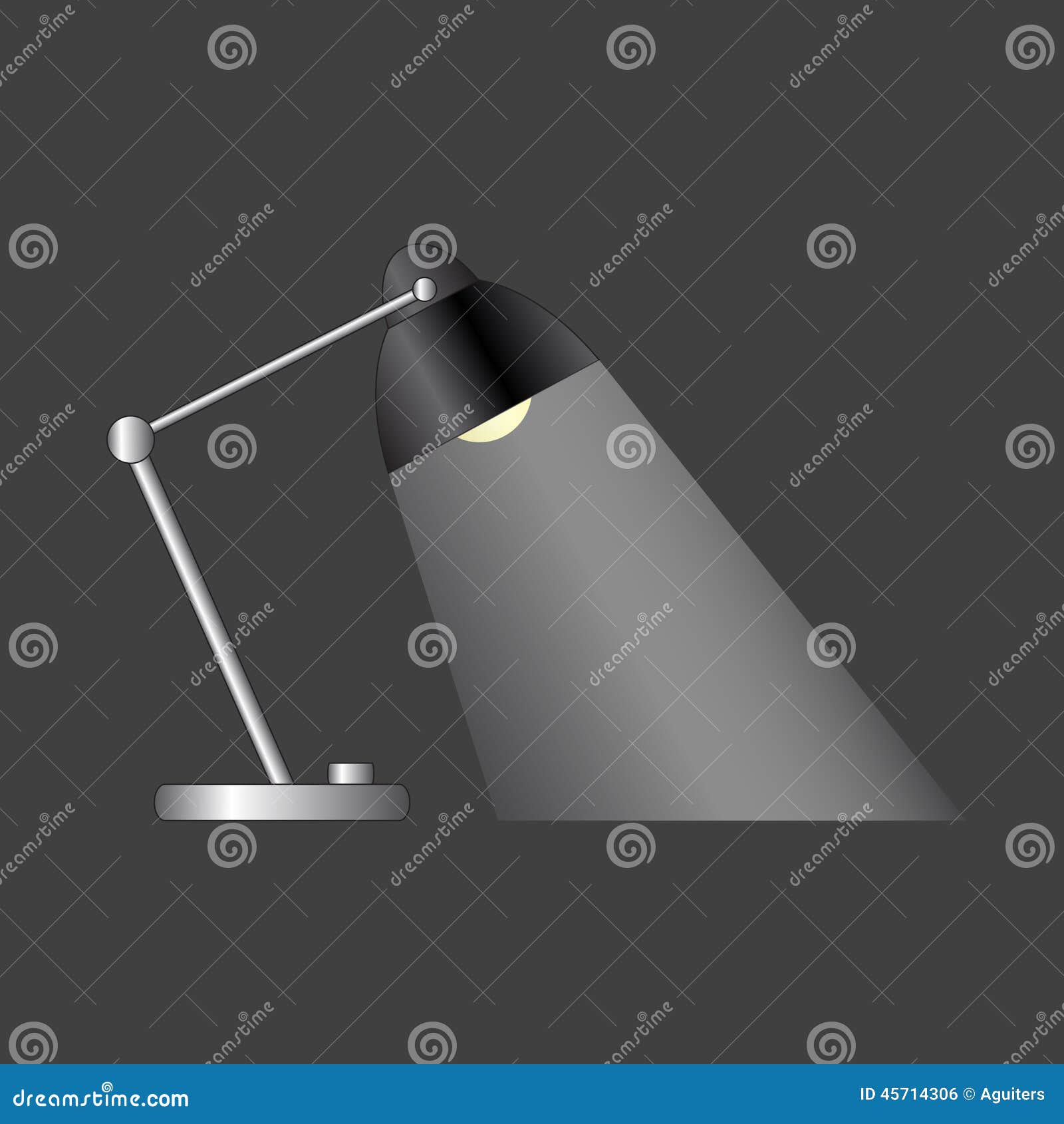 Desk lamp stock vector. Illustration of decorating, concept - 45714306