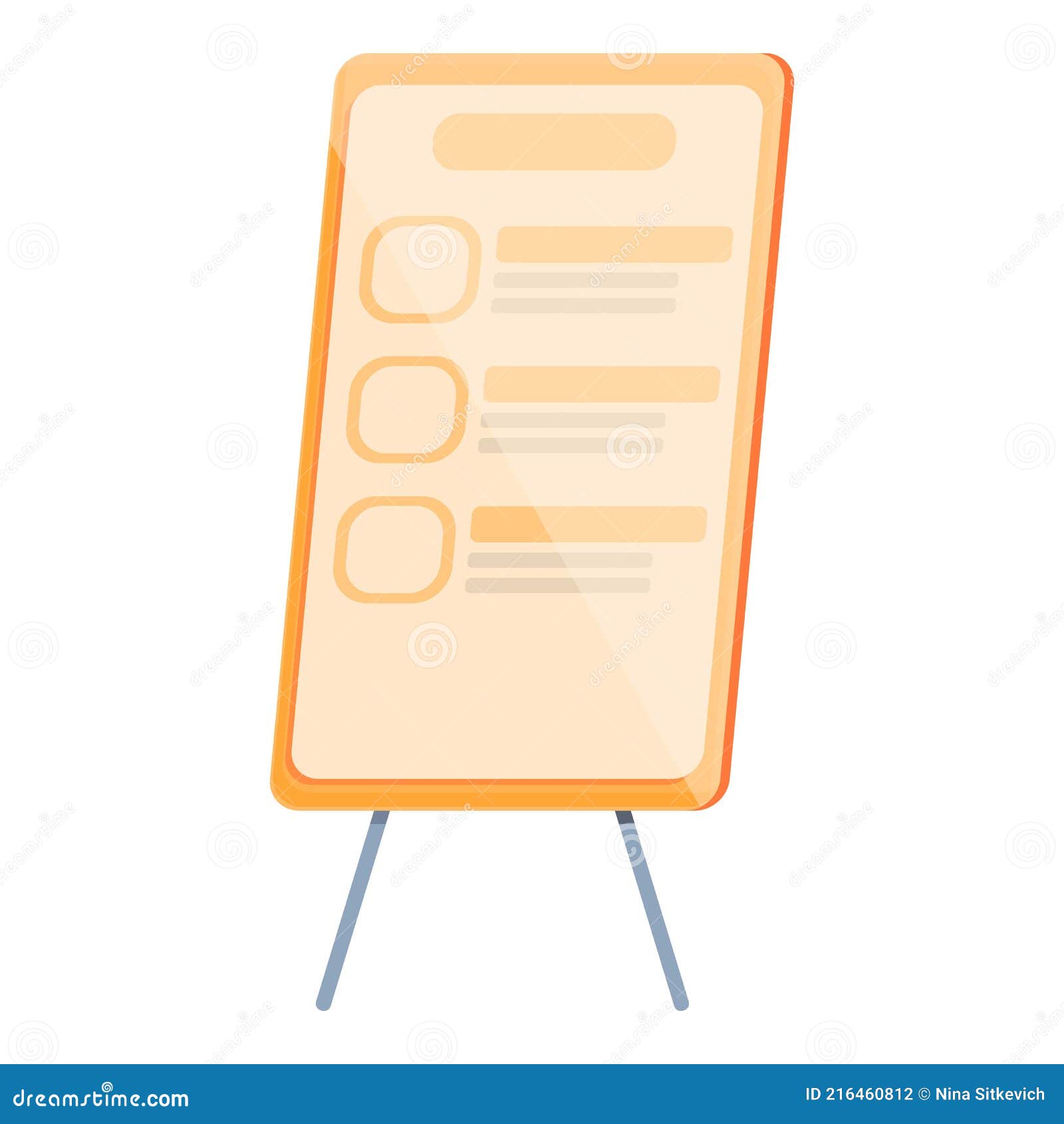 Task Schedule App UI Kit Vector Illustration | CartoonDealer.com #192147748