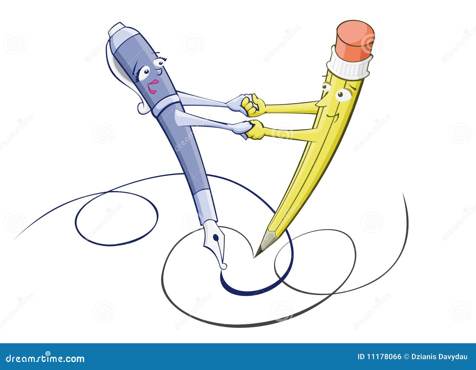 Desk tools s dance stock vector. Illustration of enjoyment - 11178066