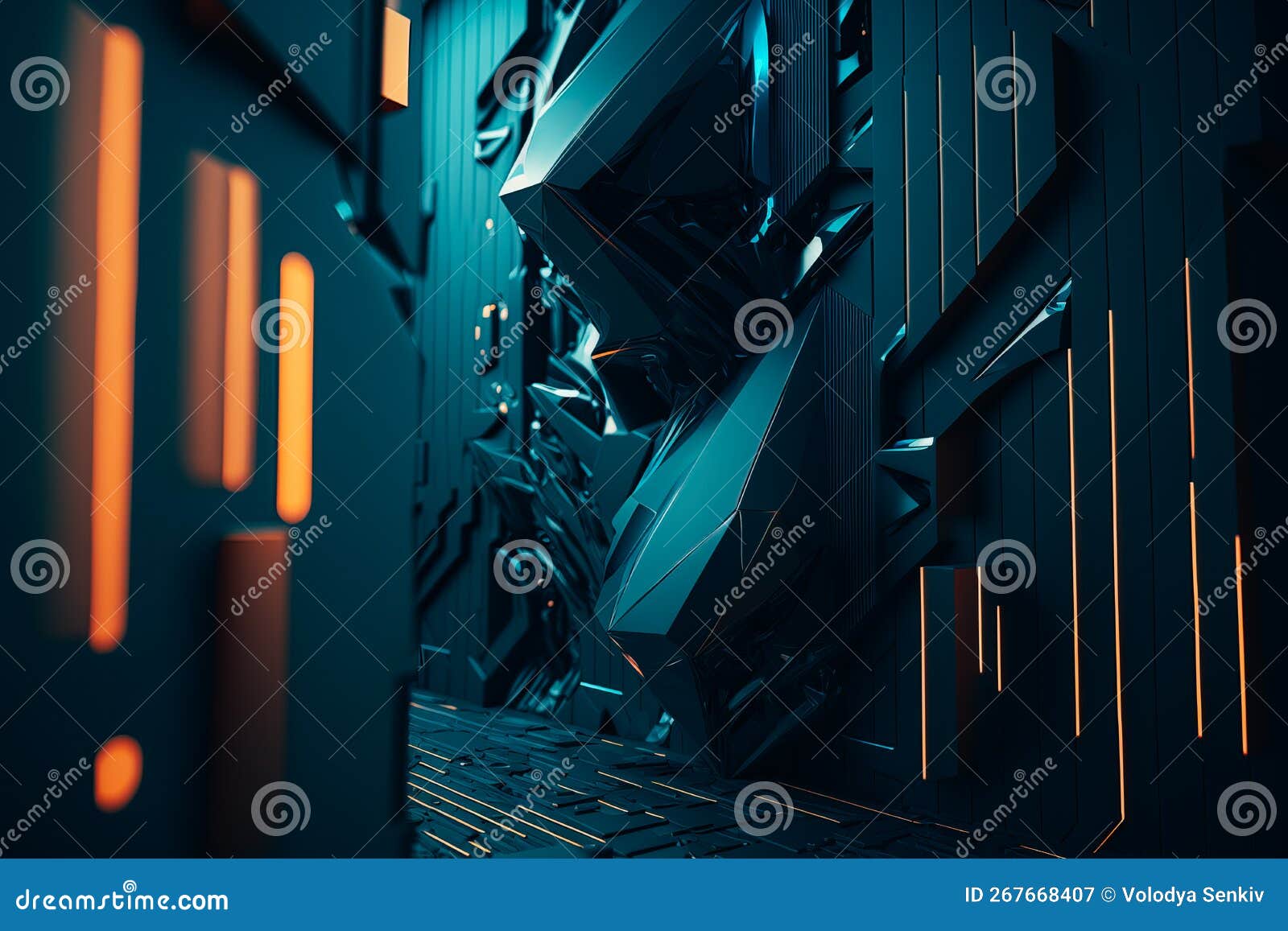 Desktop Background with a Clean and Modern Tech Style Stock Image ...