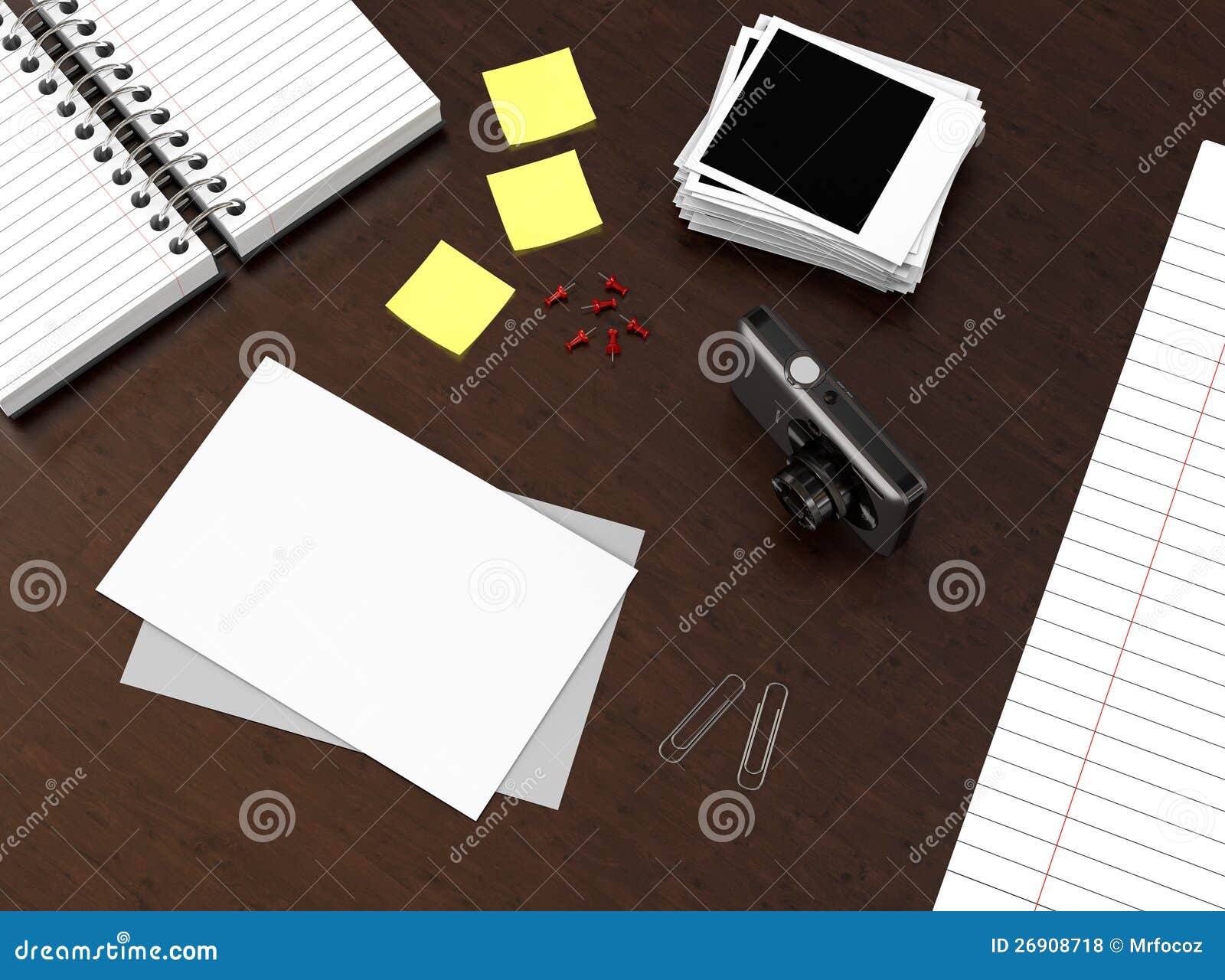 Desktop Composition stock illustration. Illustration of electrical ...