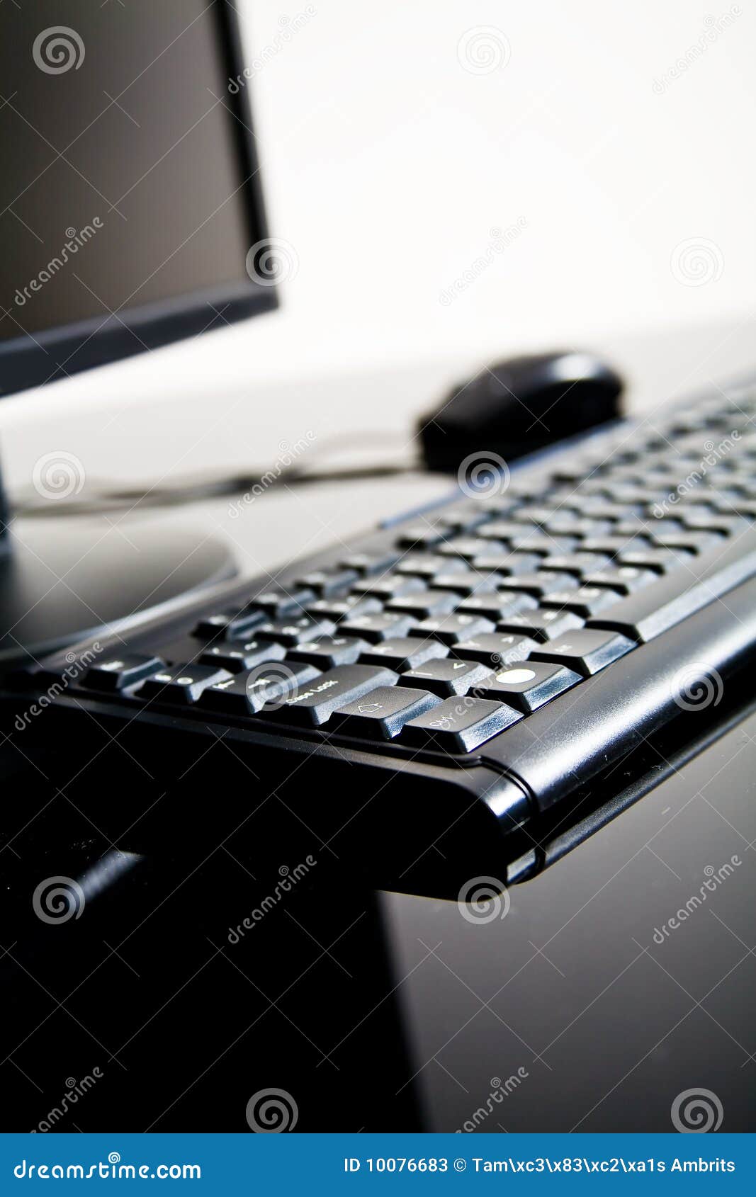 Desktop computer stock image. Image of cool, keyboard - 10076683