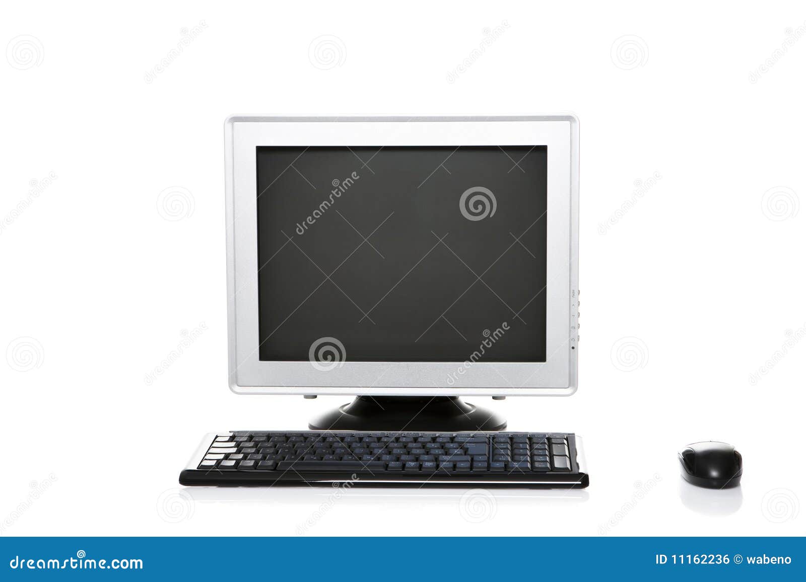 Desktop computer stock photo. Image of flat, internet - 11162236