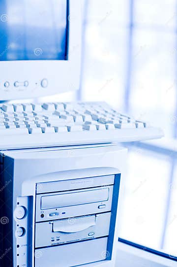 Desktop Computer stock image. Image of workspace, station - 4902105