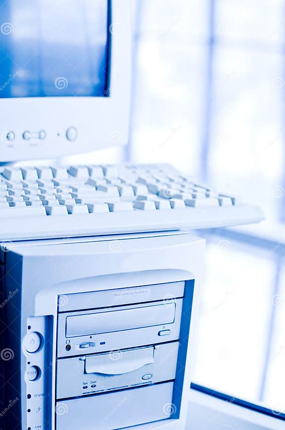 Desktop Computer stock image. Image of workspace, station - 4902105