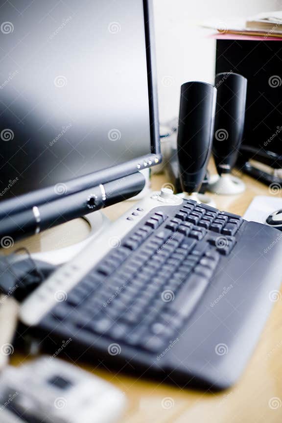 Desktop computer stock image. Image of communication, access - 5222515