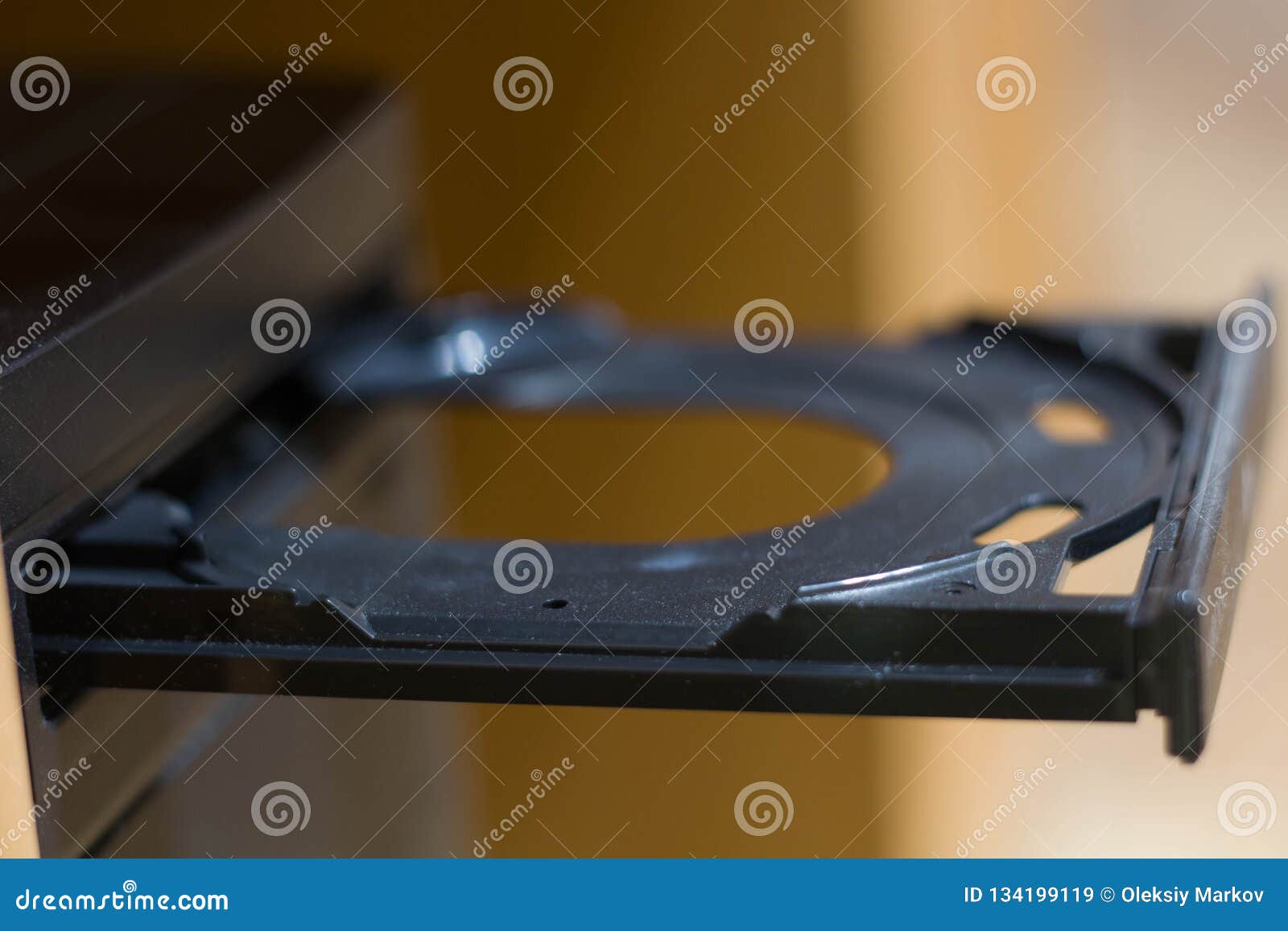 Desktop Computer and CD-ROM Drive Close Up Shot Stock Image - Image of ...