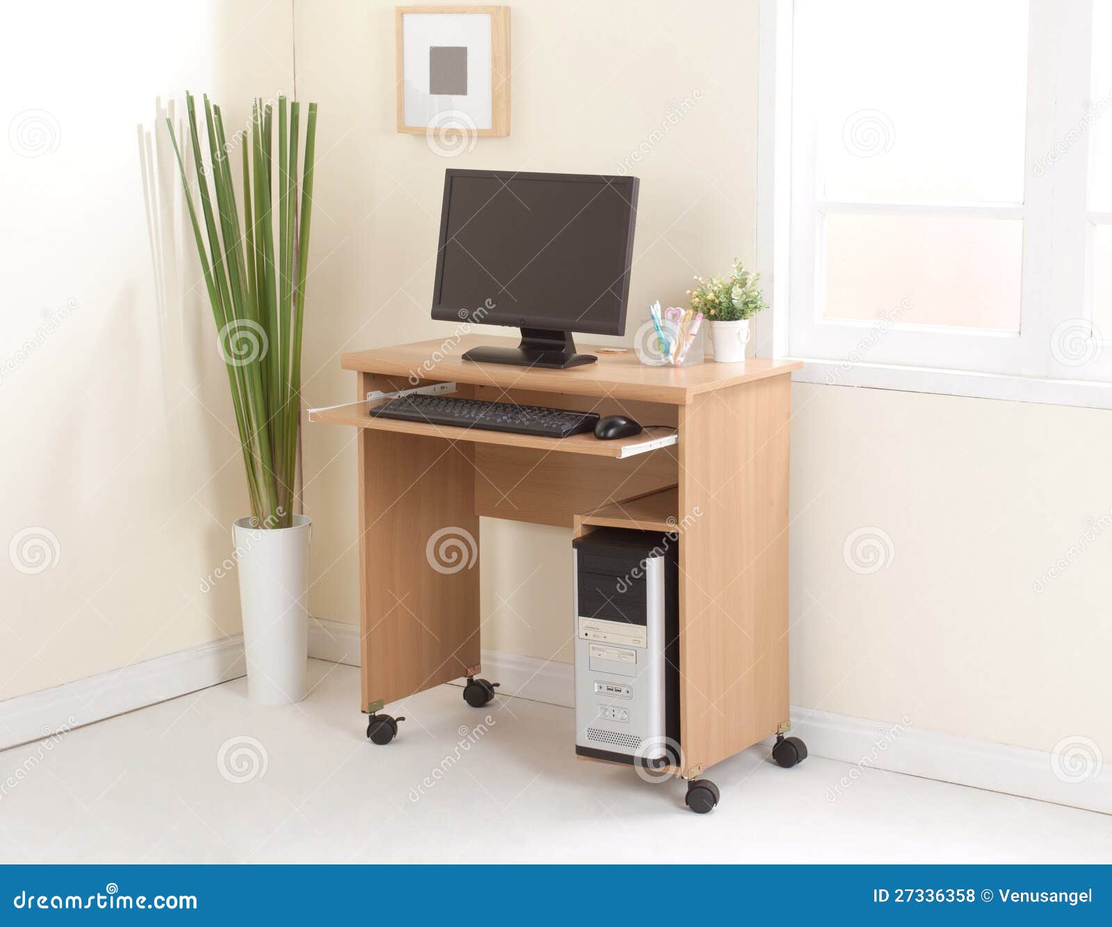 Desktop computer with cpu stock photo. Image of data - 27336358