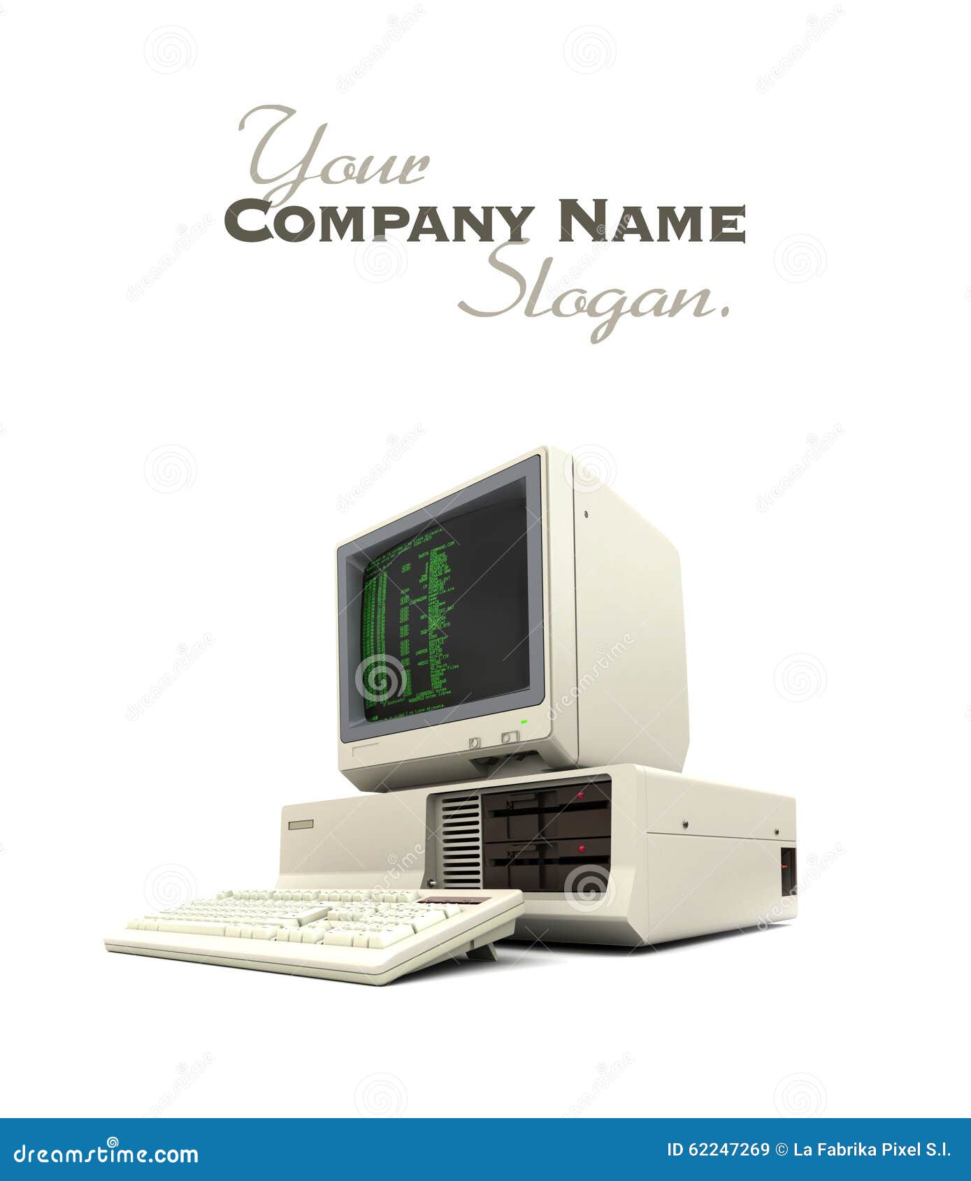 Desktop computer stock illustration. Illustration of screen - 62247269