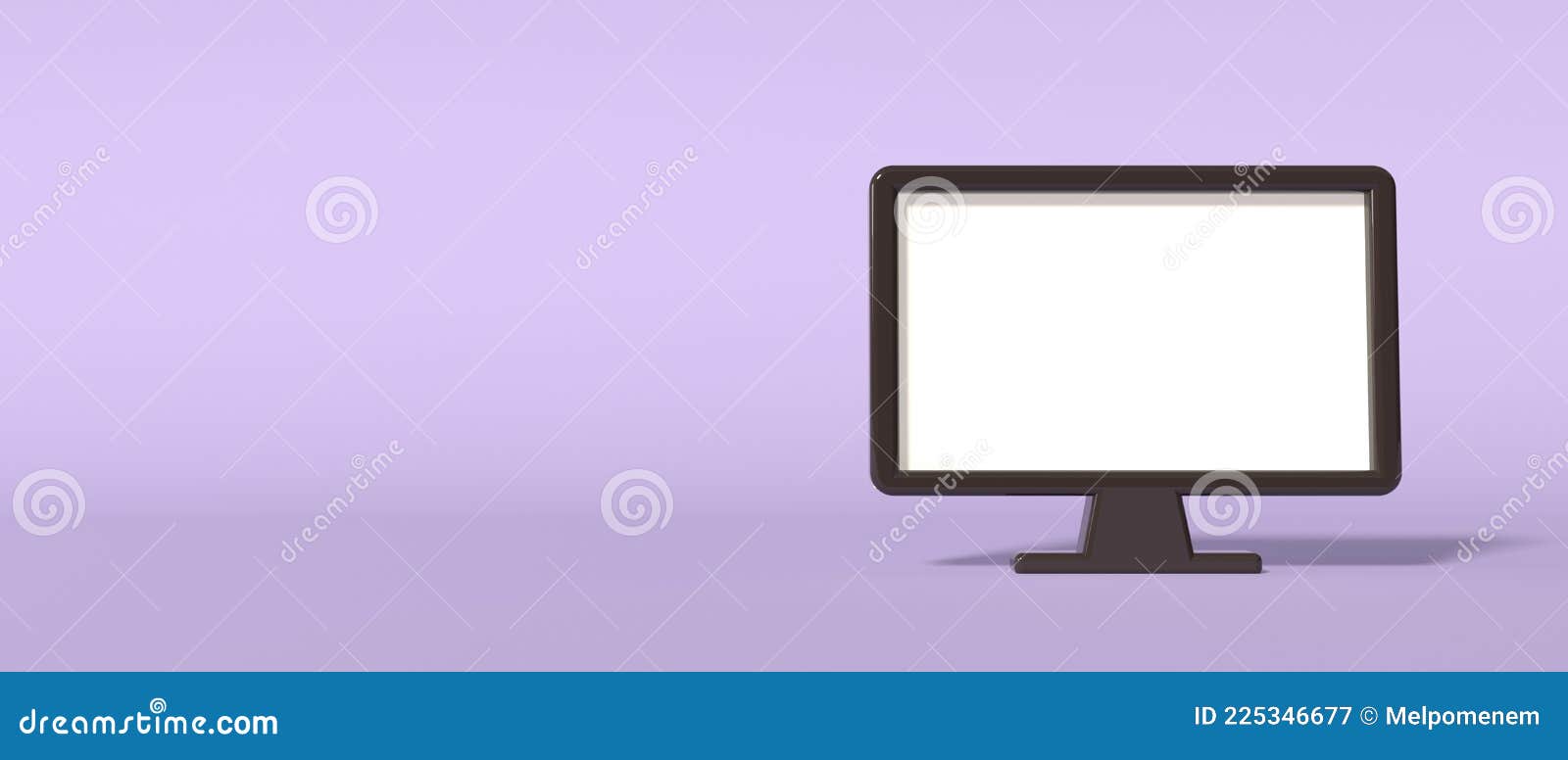 Desktop Computer Icon - 3D Render Stock Illustration - Illustration of ...