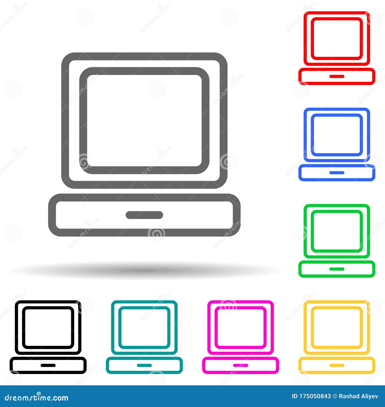 Desktop Computer Icon. Element of Simple Icon for Websites, Web Design ...