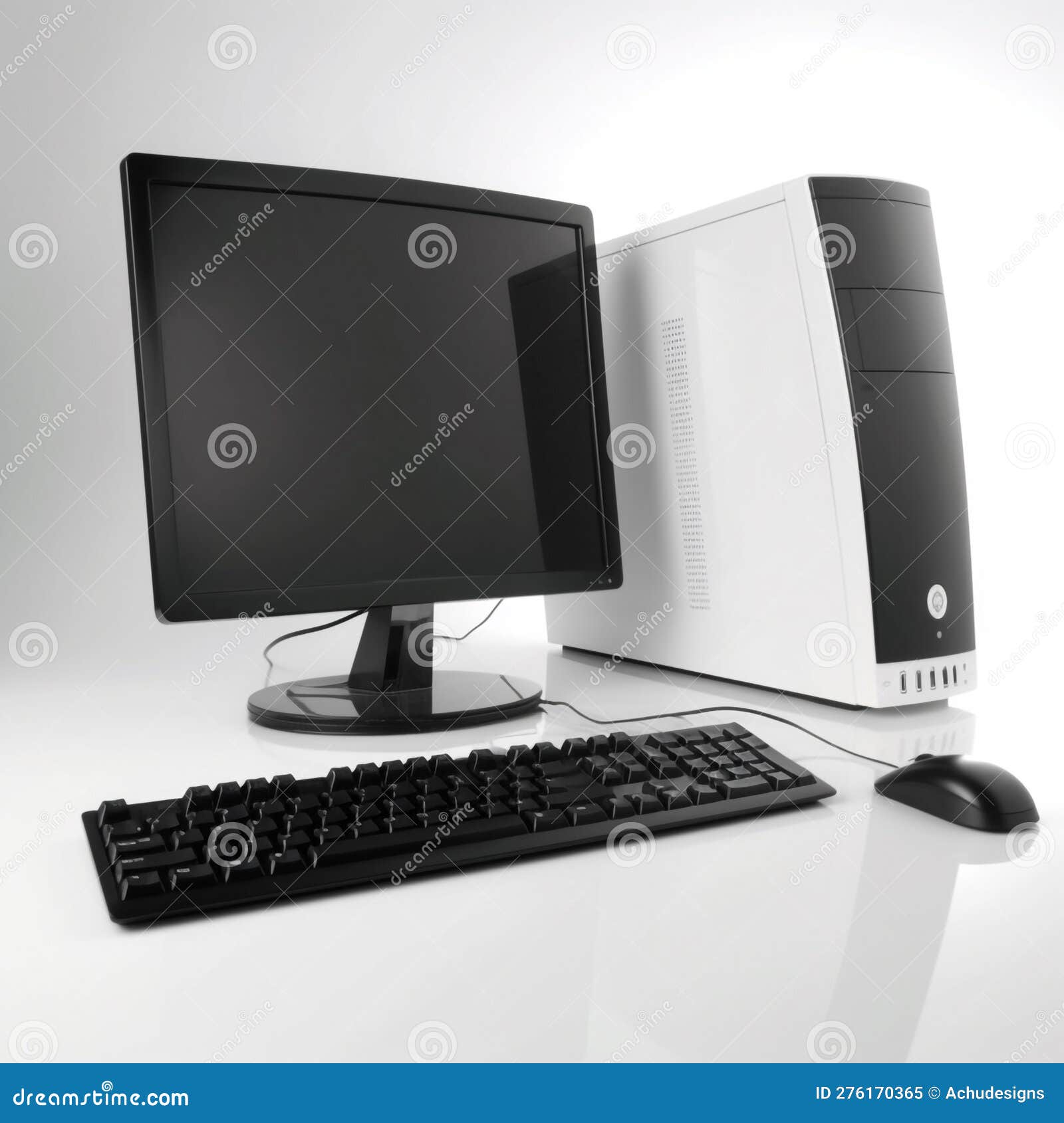 Desktop Computer, Monitor Keyboard, Mouse Stock Illustration ... Desktop Computer, Monitor Keyboard, Mouse Stock Illustration ...