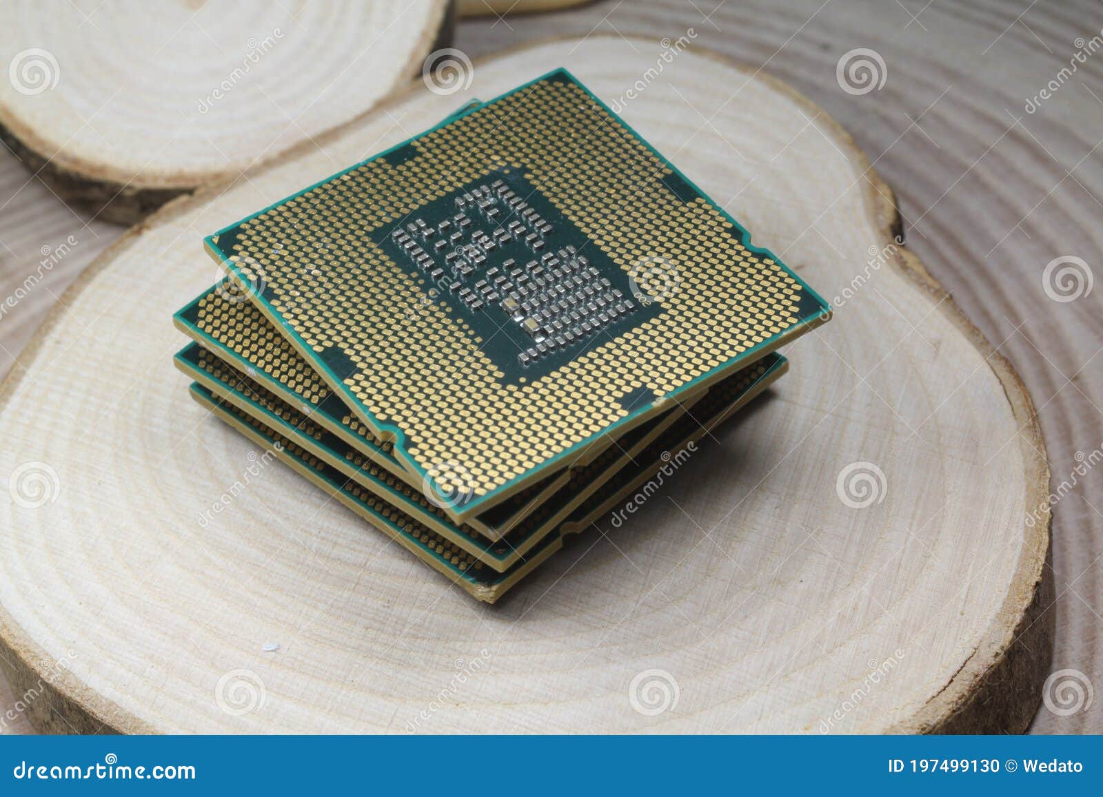 Desktop Computer Processor, Cpu Close-up Stock Photo - Image of chipset ...