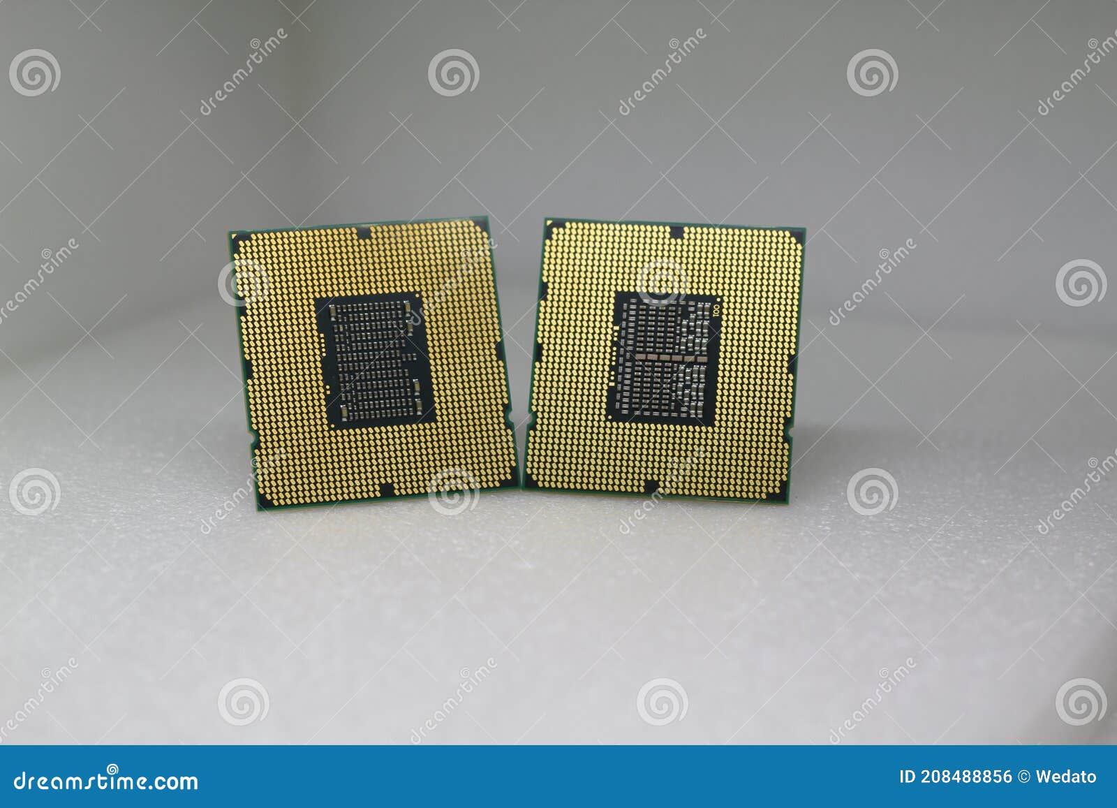 Desktop Computer Processor, New Generation Cpu Close-up Stock Photo ...