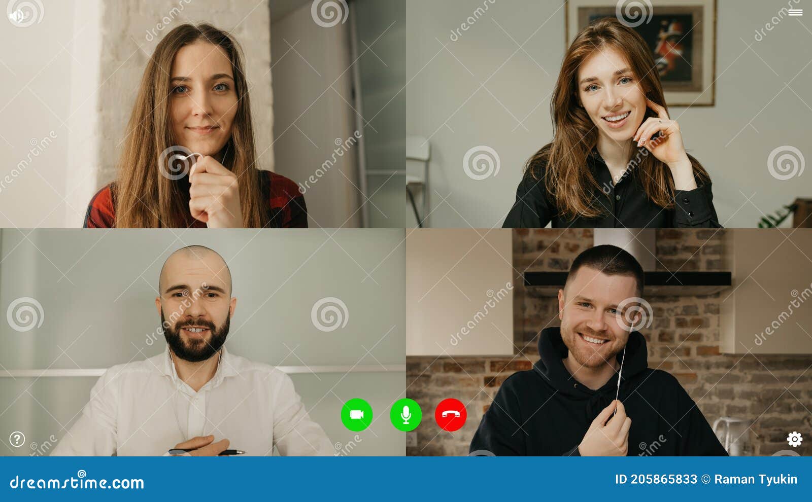 A Computer Screen View of the Telecommunications Application during a ...