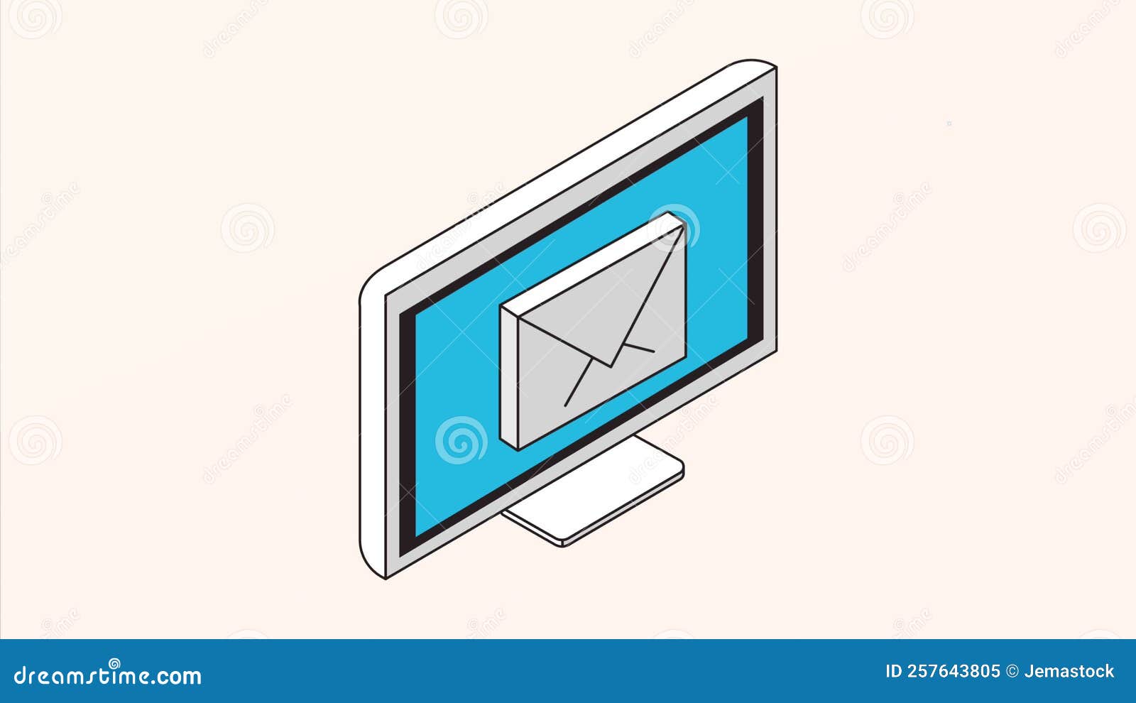 Desktop Computer Tech Device Animation Stock Video - Video of internet ...