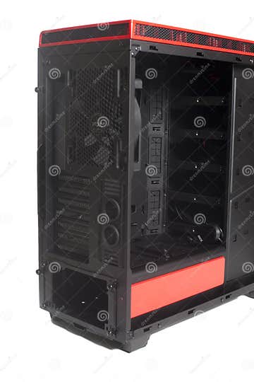 Desktop Empty Computer Case Stock Photo - Image of crash, accessory ...