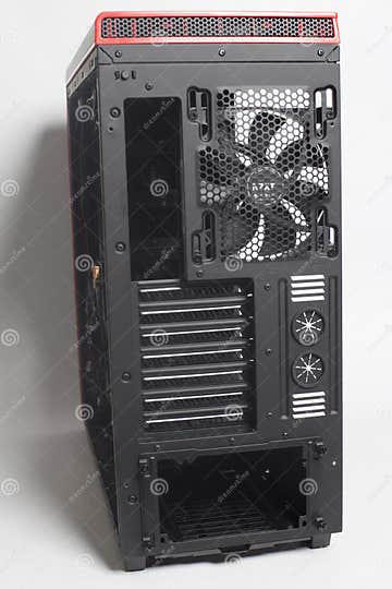 Desktop Empty Computer Case Stock Photo - Image of desktop, burner ...