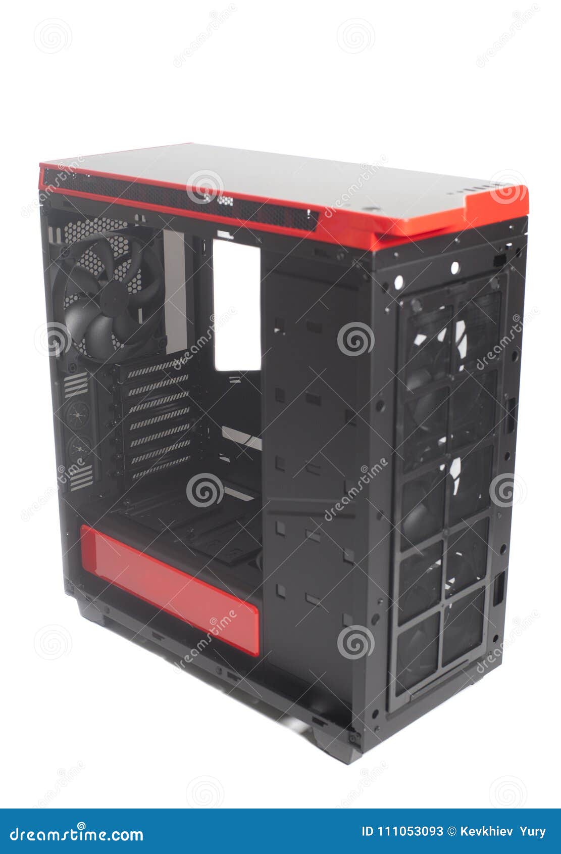 Desktop Empty Computer Case Stock Image Image Of Chip Digitally 111053093
