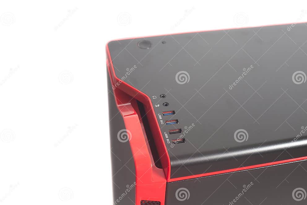 Desktop Empty Computer Case Stock Image - Image of disc, broken: 111127977