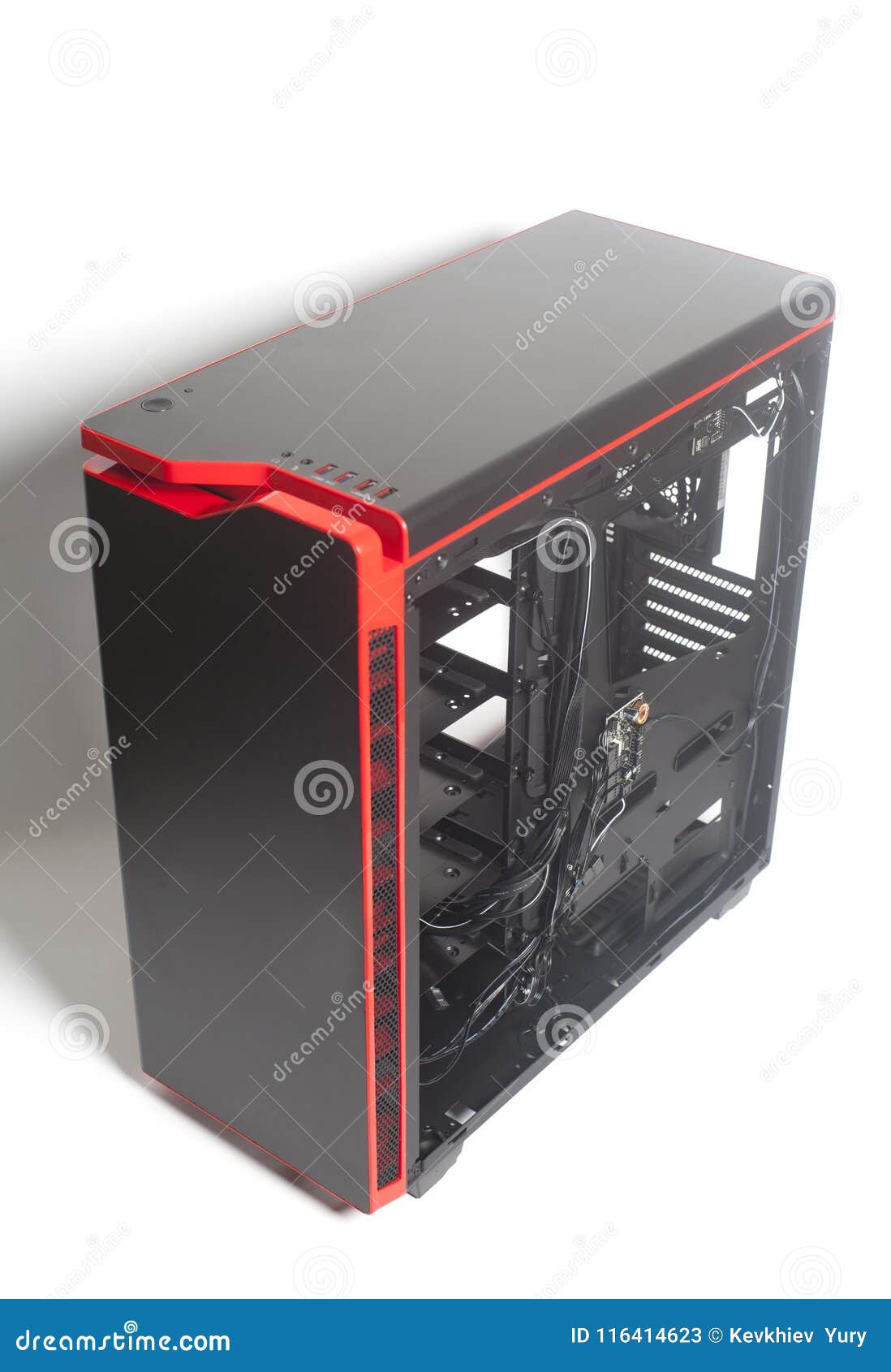 Desktop Empty Computer Case Stock Image Image Of Card Digital 116414623