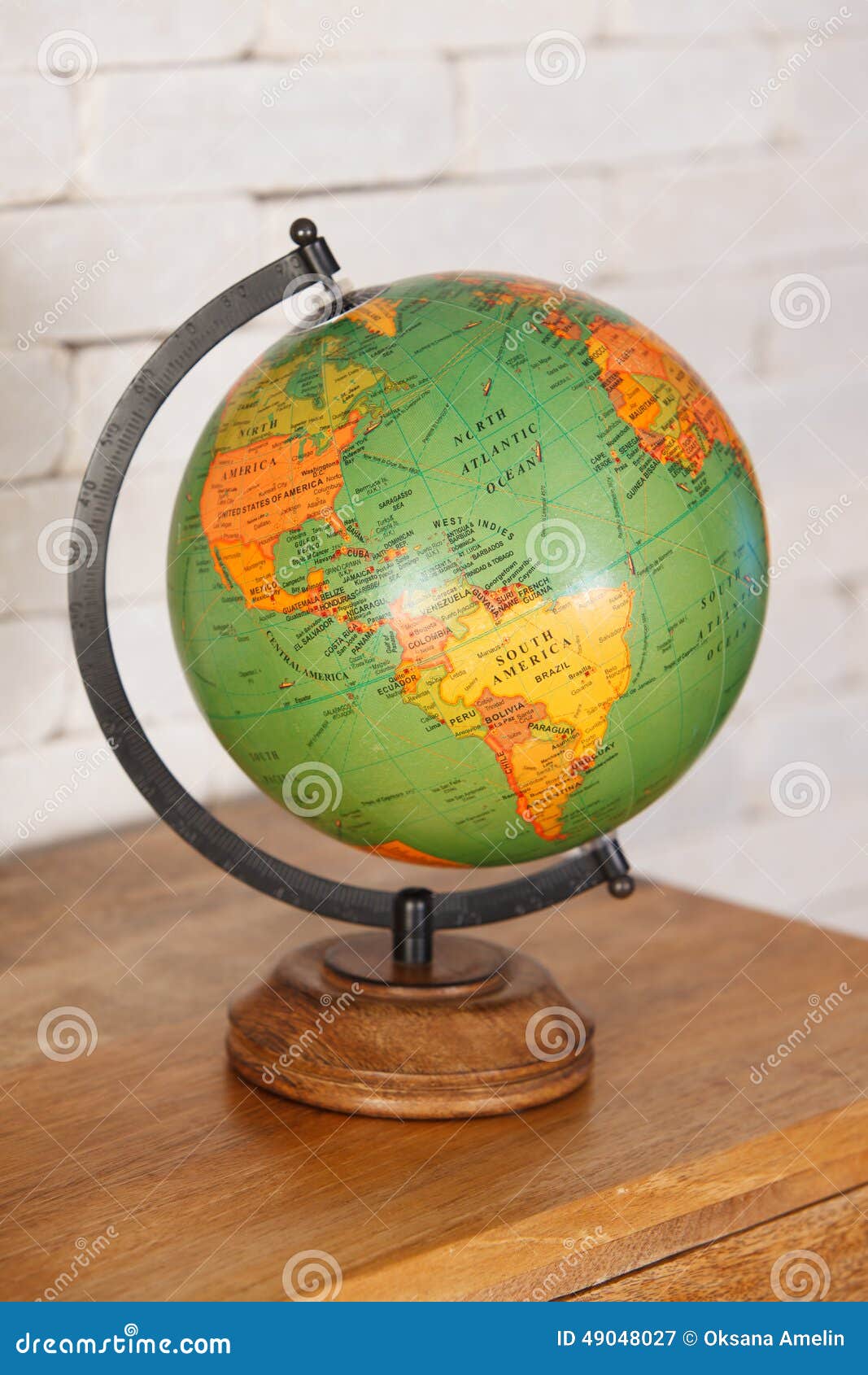 Desktop globe stock image. Image of north, cartography - 49048027