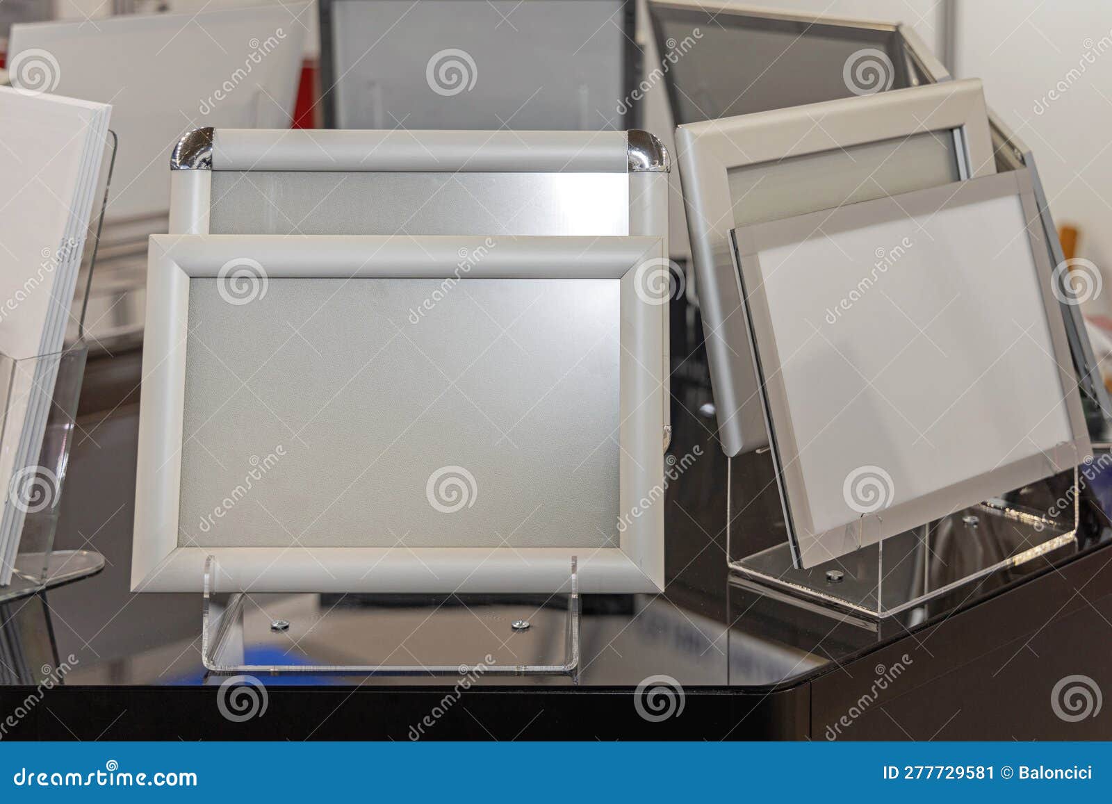 Desktop Info Frames stock image. Image of 2023, table - 277729581