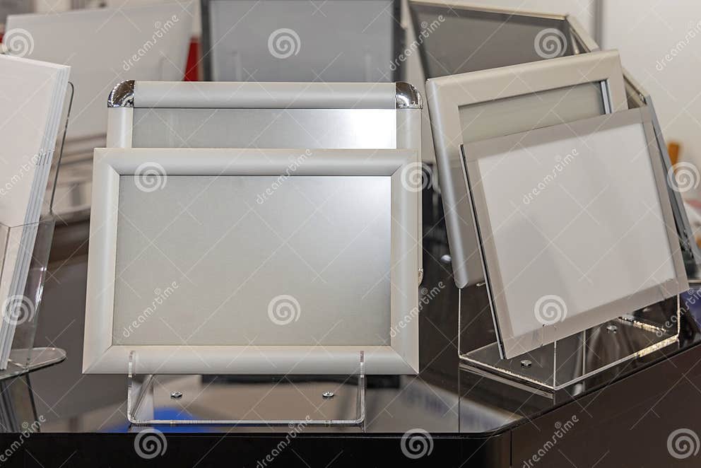 Desktop Info Frames stock image. Image of 2023, table - 277729581