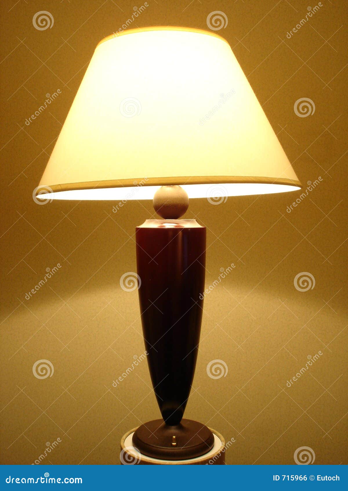 Desktop Lamp stock photo. Image of decorative, yellow, shade - 715966
