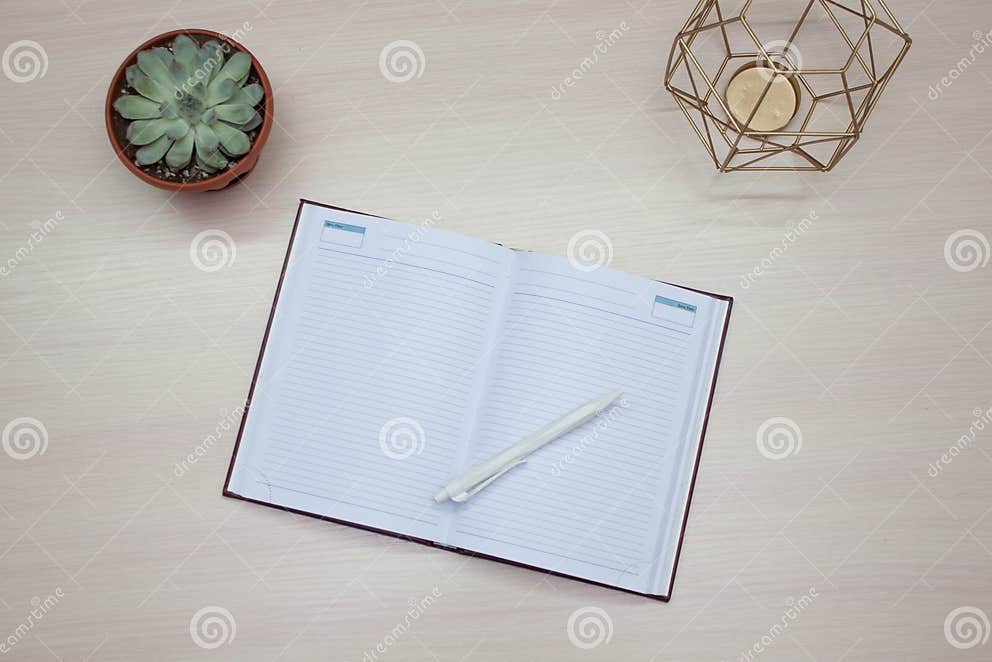 Desktop layout. workspace stock photo. Image of paper - 151664550