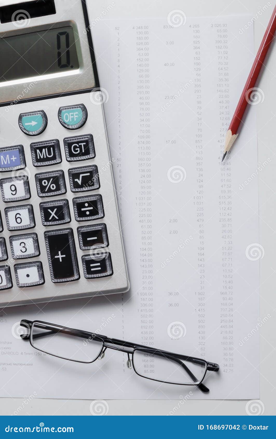 Reporting documents stock photo. Image of data, management - 168697042