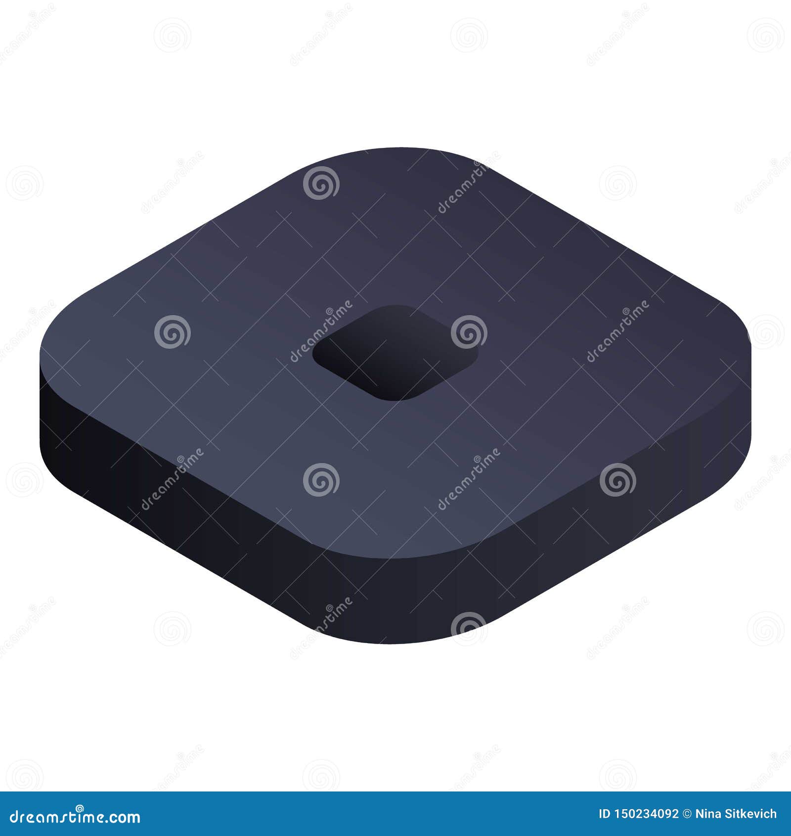 Desktop Mini Computer Icon, Isometric Style Stock Vector - Illustration ...