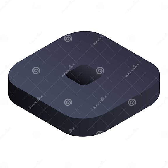 Desktop Mini Computer Icon, Isometric Style Stock Vector - Illustration ...