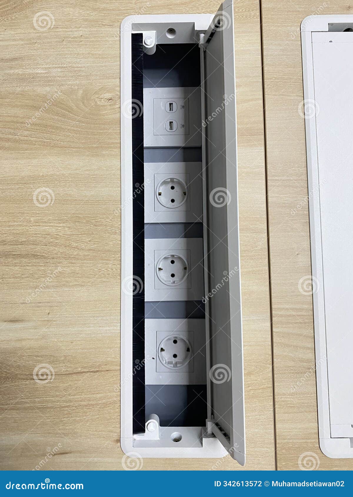 Desktop Outlet Design Innovation for Modern Workspace Stock Photo ...