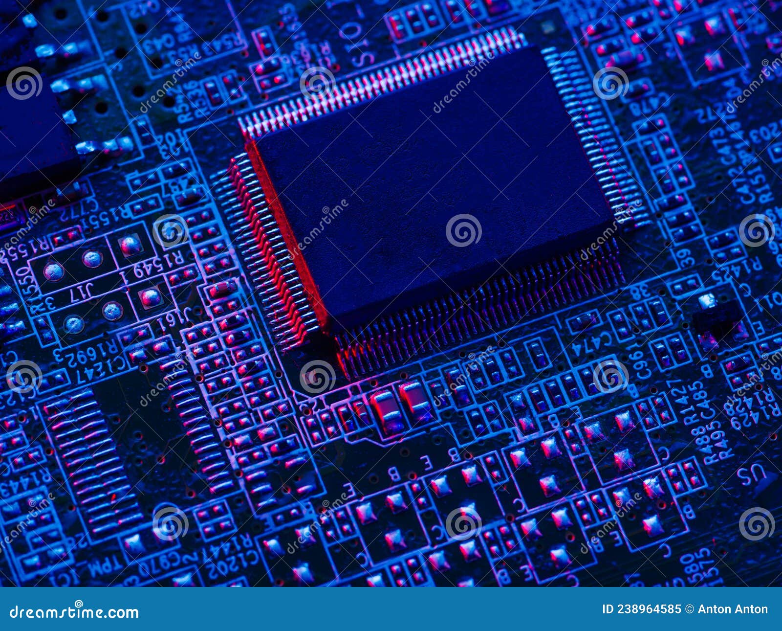 Desktop Processor of a Personal Computer, Laptop on the Motherboard ...