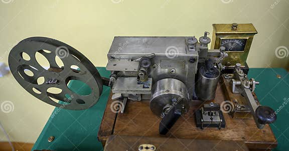 Desktop Retro Telegraph Machine for Communication Using Morse Code Made ...