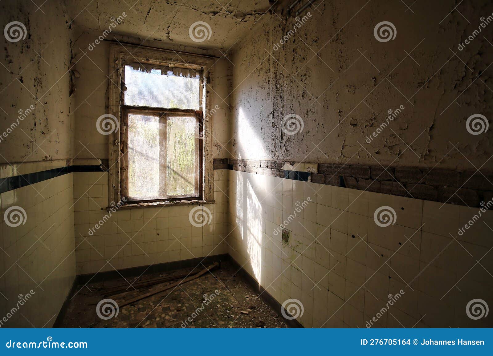 An Old Desolate And Abandoned Farmhouse Lies Vacant And Looks Like A ...