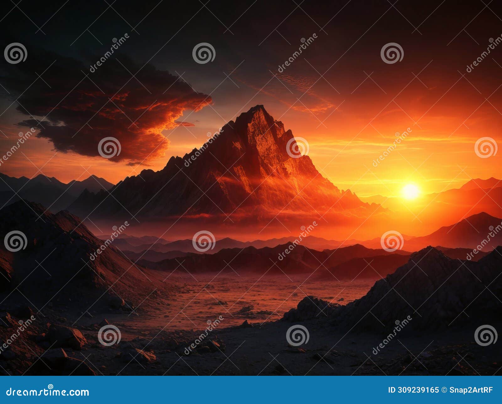 Desolate Abandoned Post-Apocalyptic Nature Scene, Created with ...