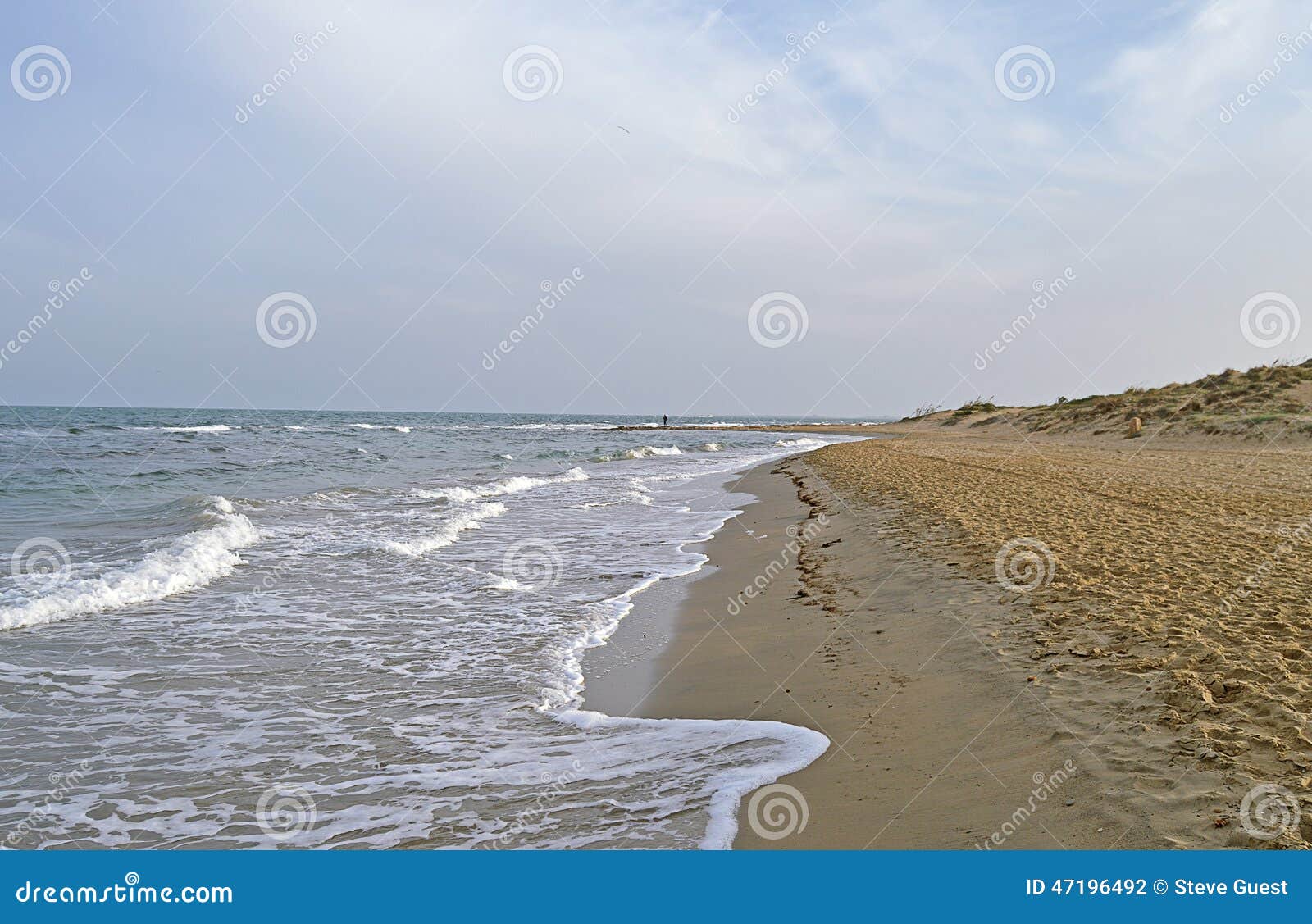 A Deserted Beach stock photo. Image of looking, ebook - 47196492