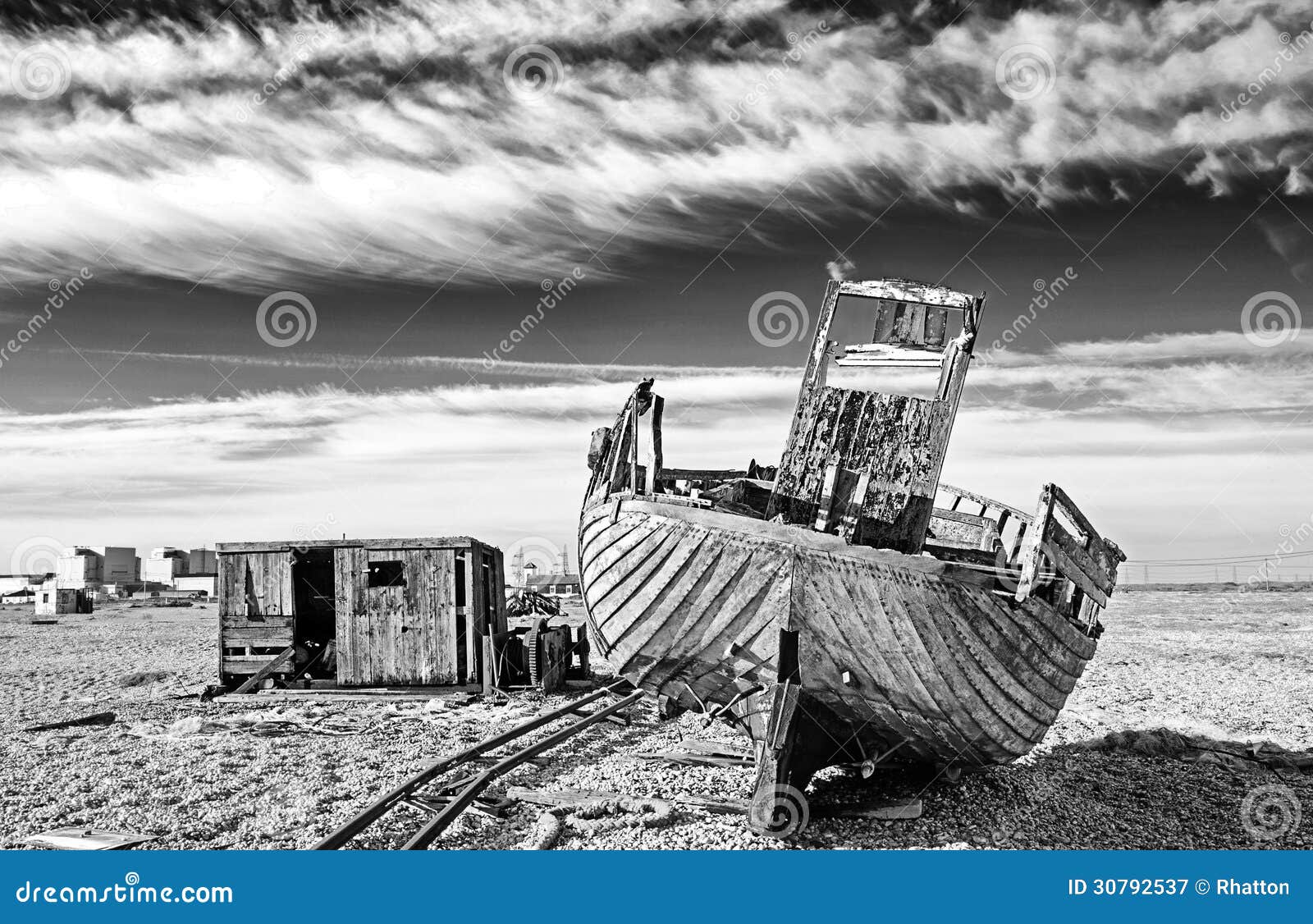 Desolate Beach stock image. Image of coastline, england - 30792537