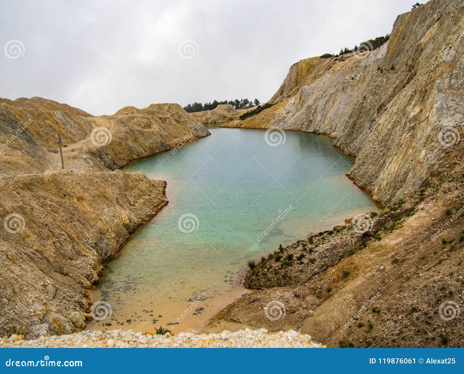 Desolate and Beautiful Landscape Stock Image - Image of lake, europe ...