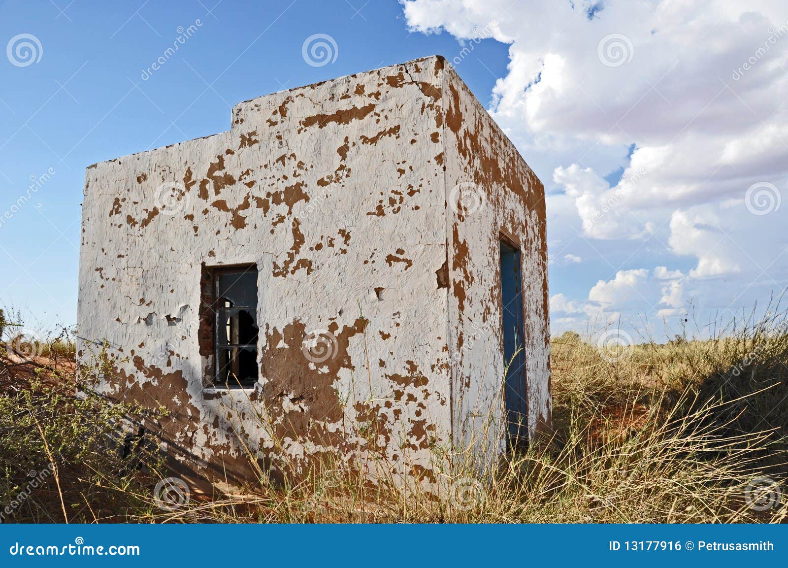Desolate building stock photo. Image of white, field - 13177916