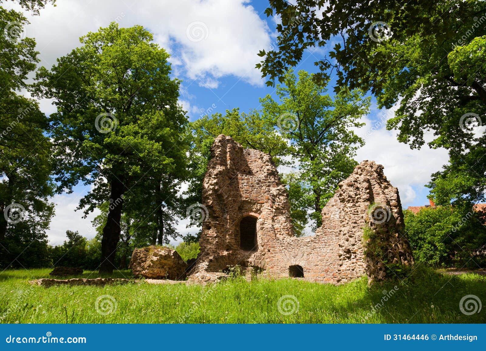 Desolate castle stock photo. Image of sight, building - 31464446
