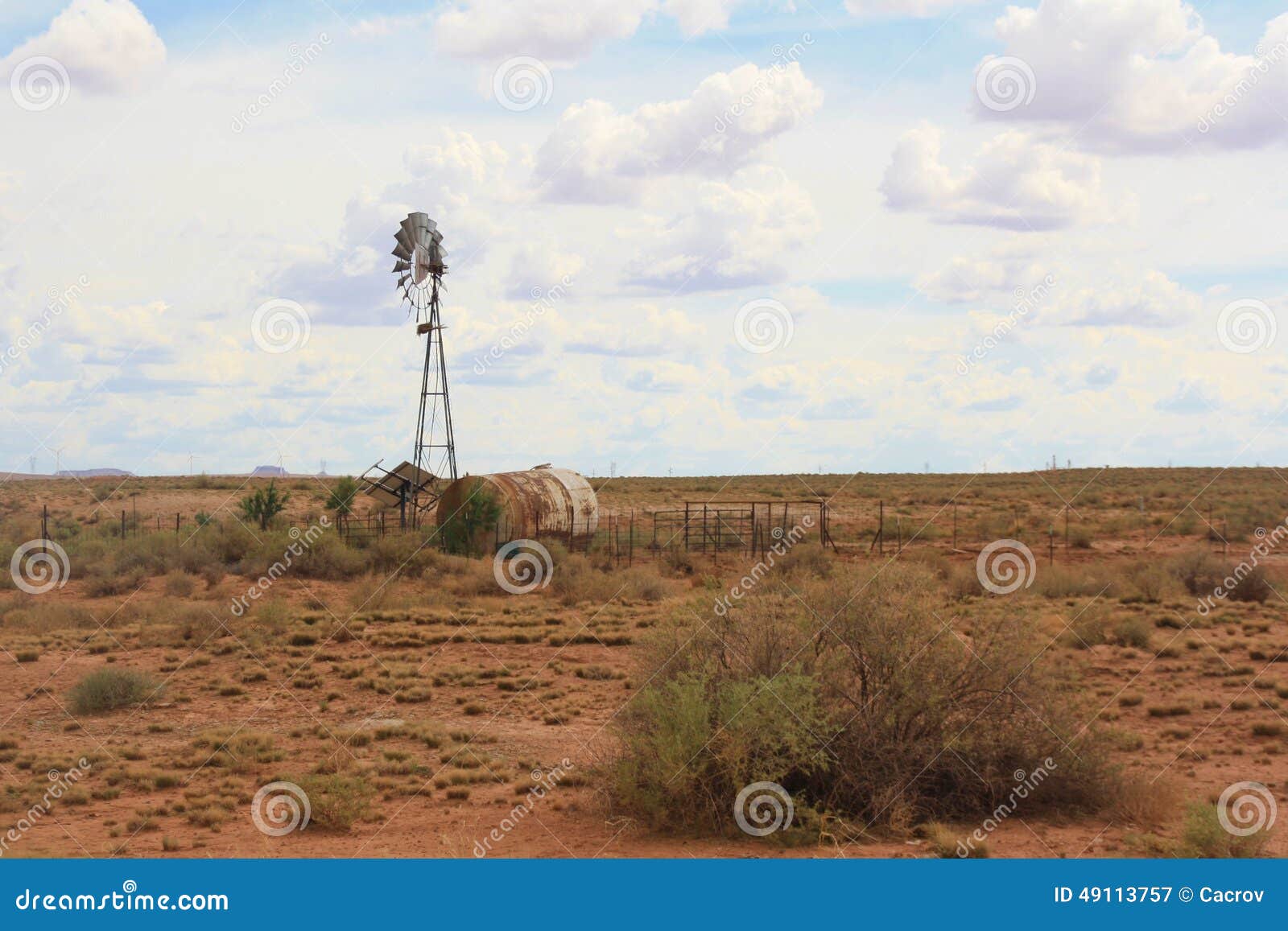 Desolate desert landscape stock image. Image of rusty - 49113757