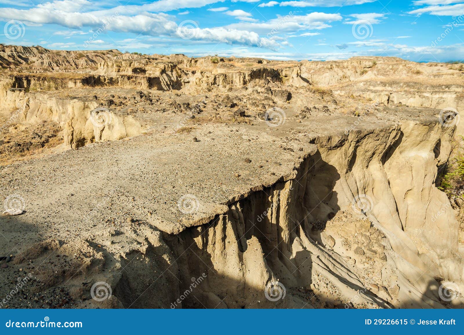 Desolate Desert View stock image. Image of drought, tatacoa - 29226615