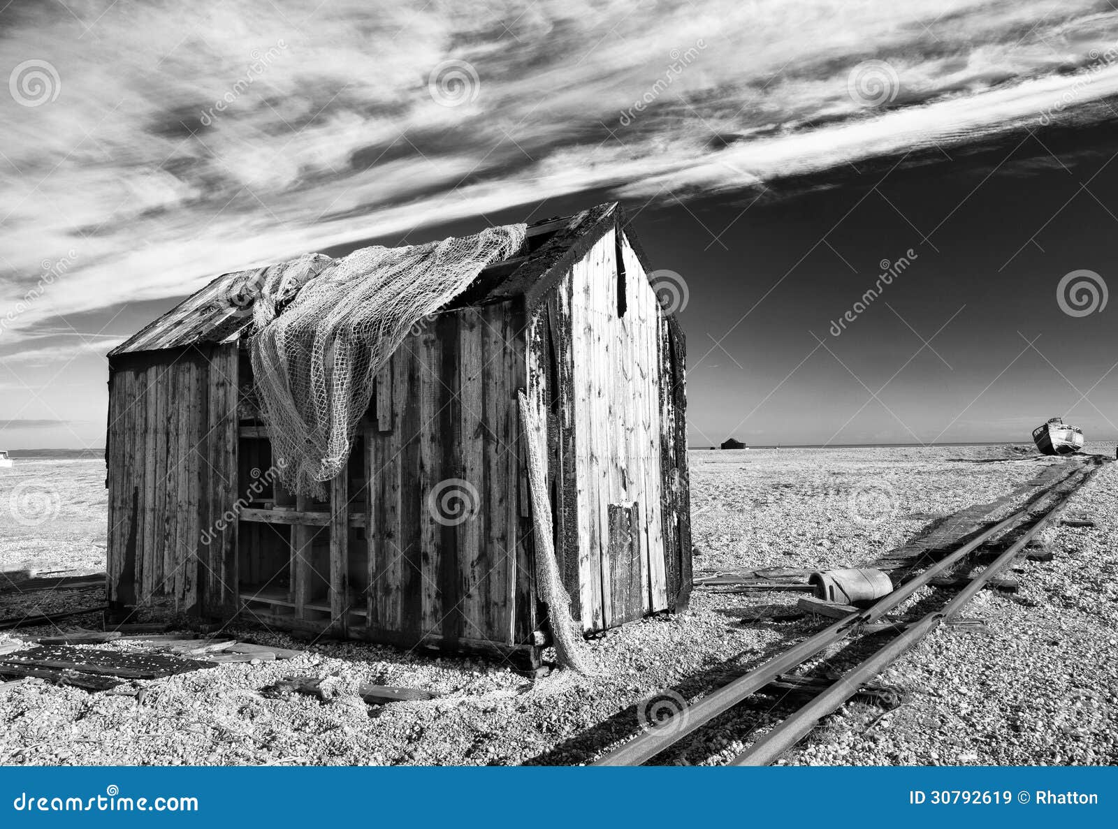 Desolate Fisherman s Hut stock image. Image of rotting - 30792619