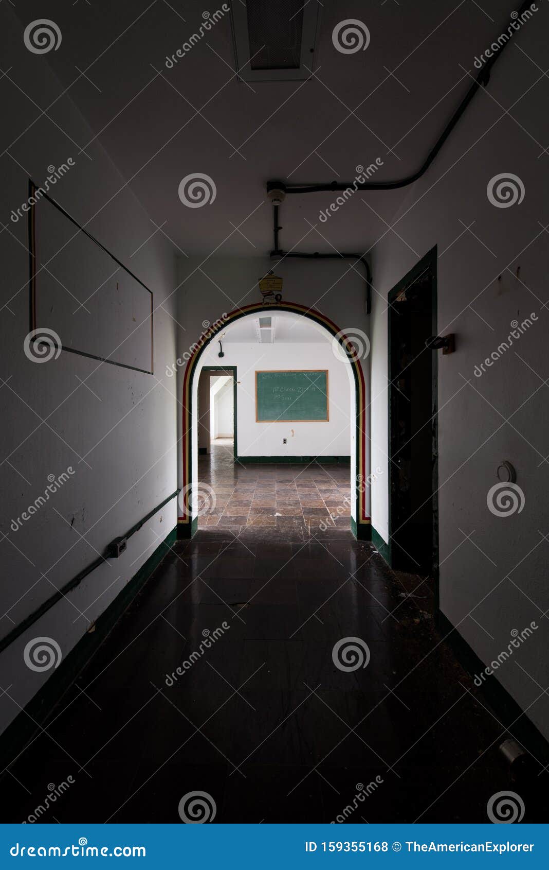 Desolate Hallway - Abandoned Mid-Orange Correctional Prison - New York ...