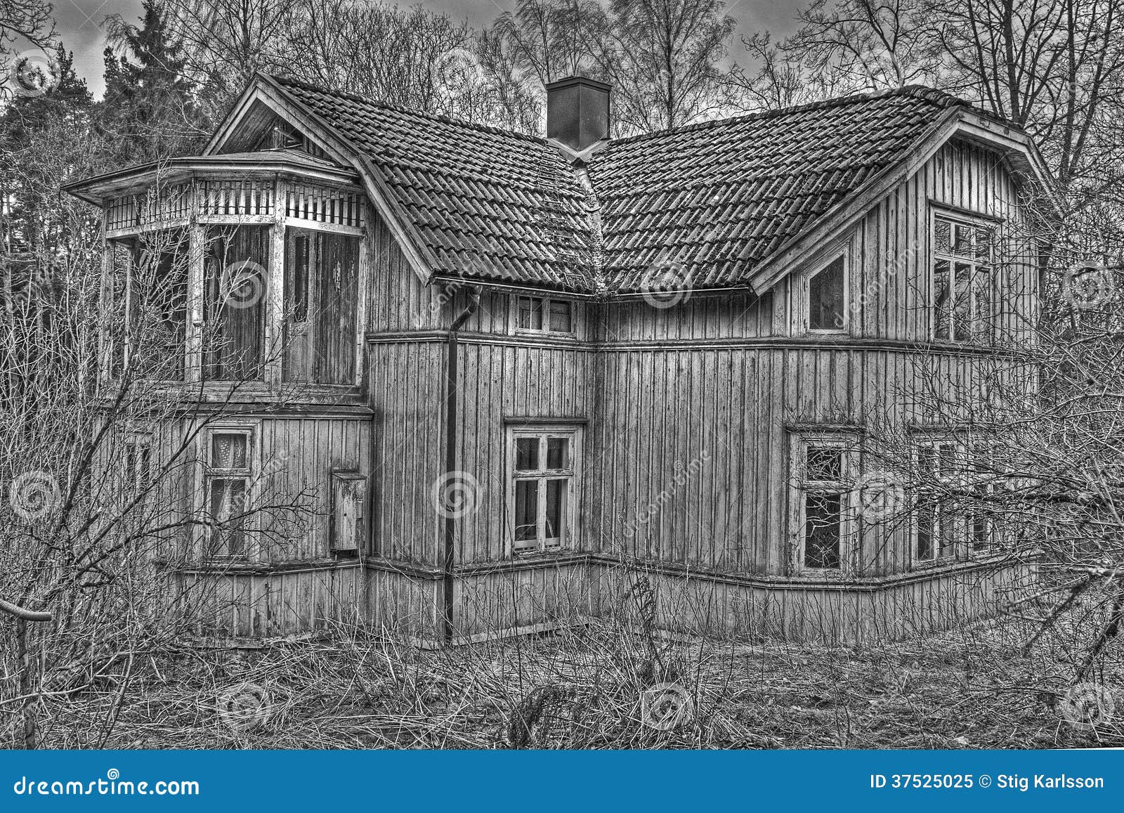 Desolate house stock image. Image of haunted, house, empty - 37525025